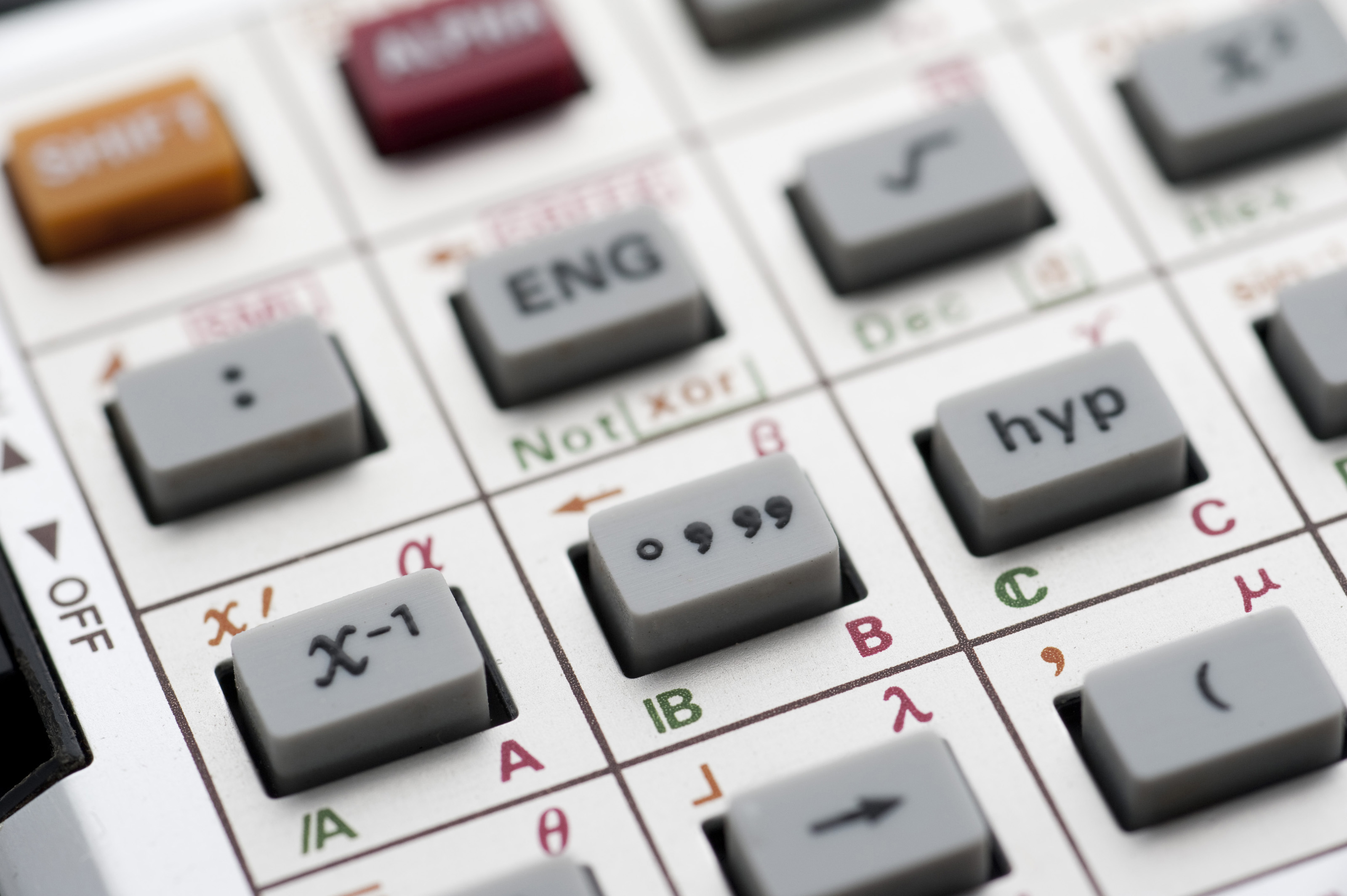 Free Stock Photo 5414 Scientific Calculator Keys Freeimageslive