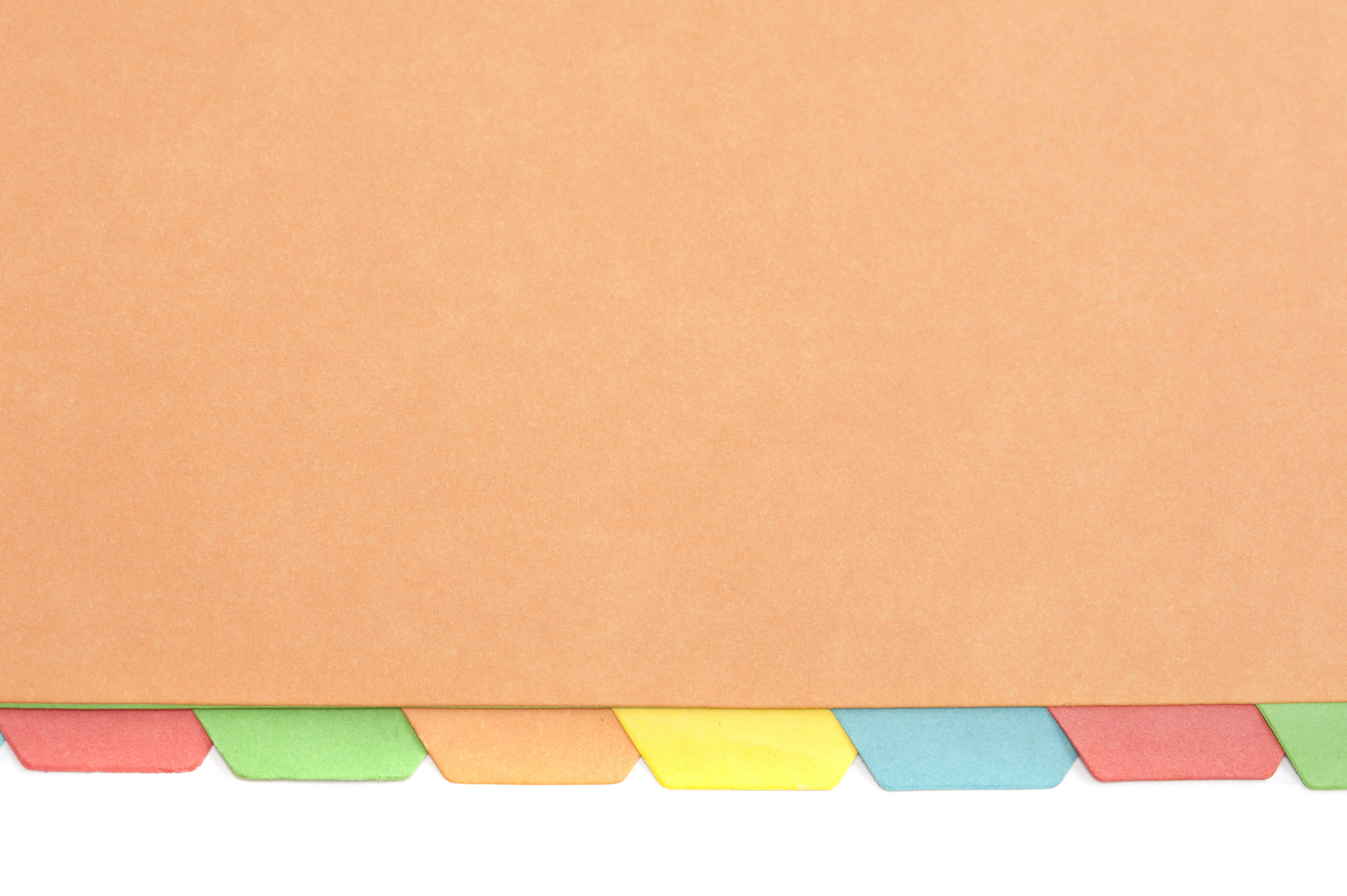 Free Stock Photo 5416 Blank Folder With Tabs Freeimageslive