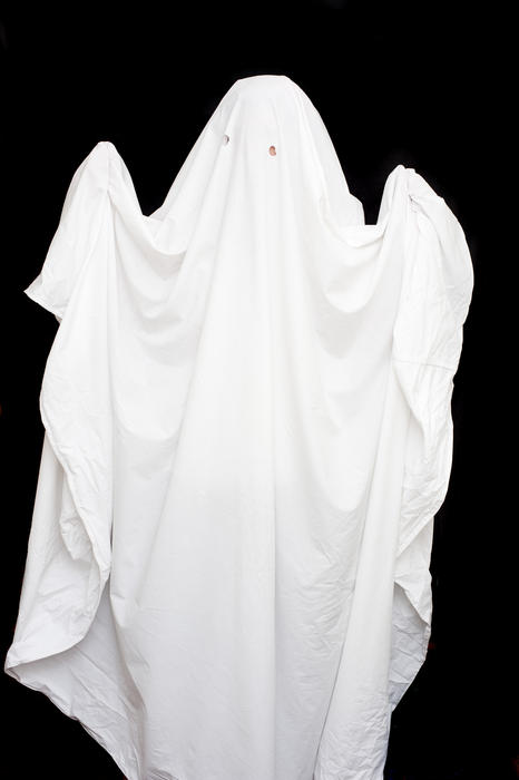 Free Stock Photo 6491 Homemade Ghost Costume Freeimageslive