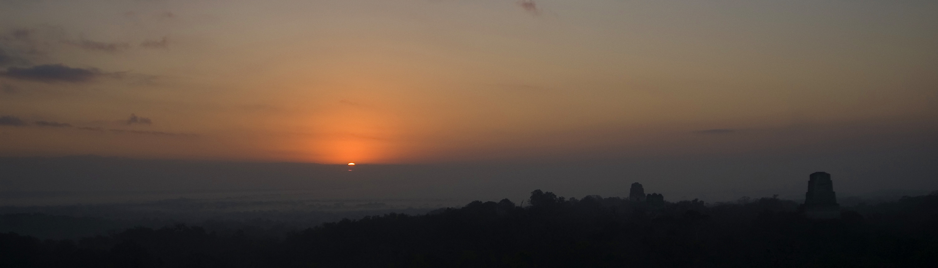 Free Stock Photo 1704-Tikal Temple Sunset | freeimageslive